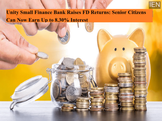 Unity Small Finance Bank raises FD returns: Senior citizens can now ...