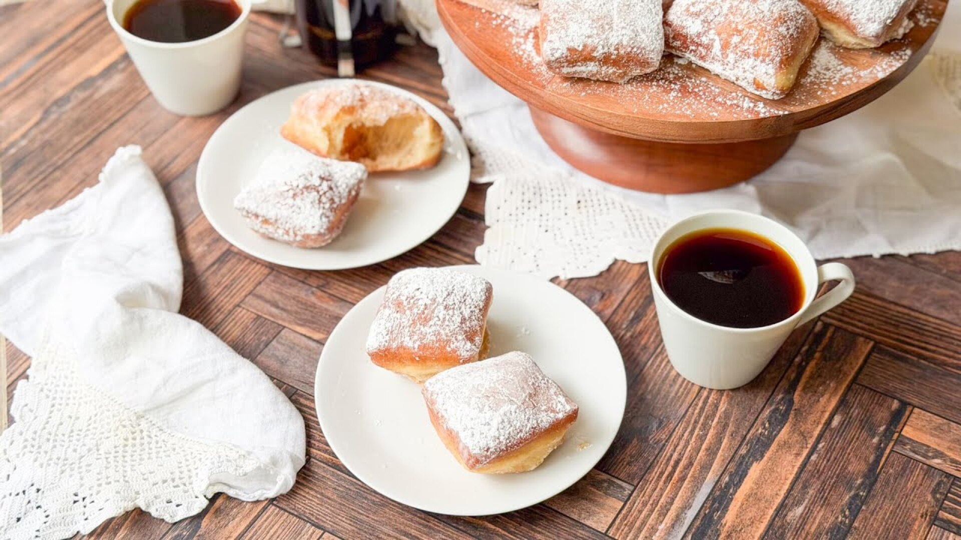 Classic sugar-coated beignets recipe
