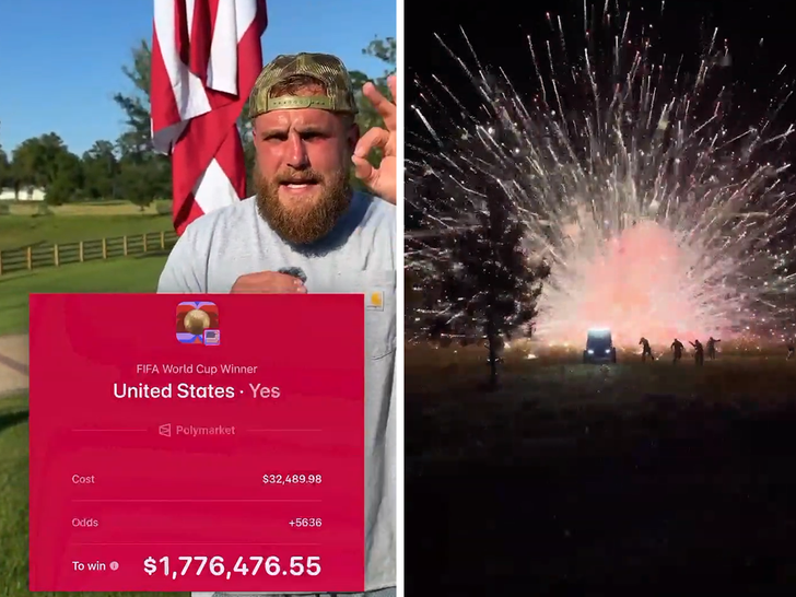 Jake Paul puts big bet on US to win World Cup, would win $1.776 million