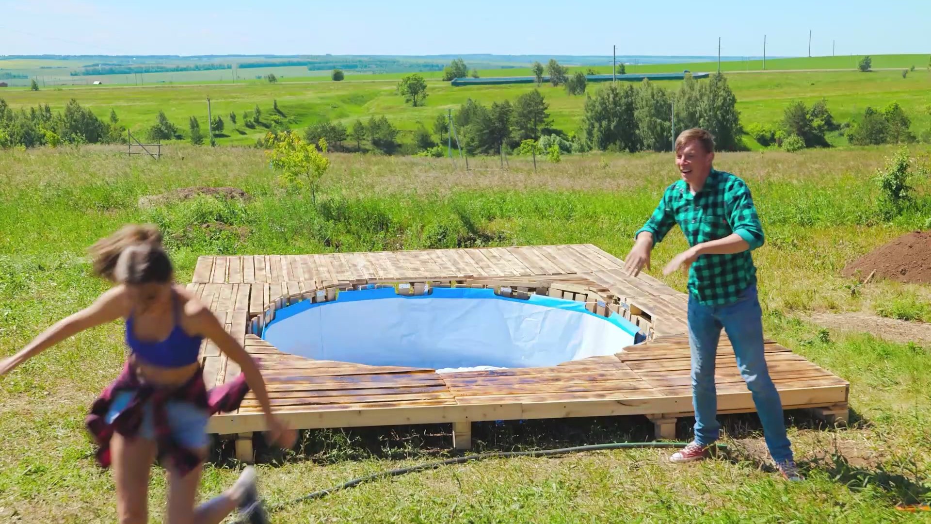 Build your own affordable backyard pool in just one day!