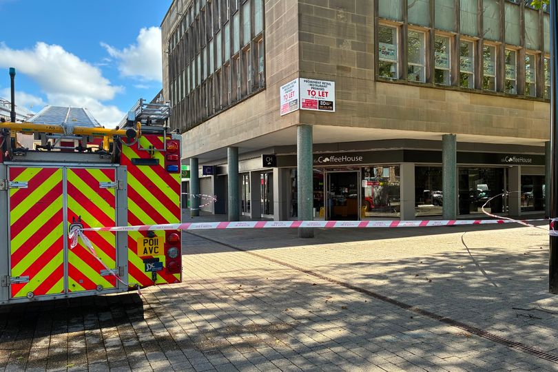 Emergency services on scene after fire breaks out at Bolton coffee shop ...