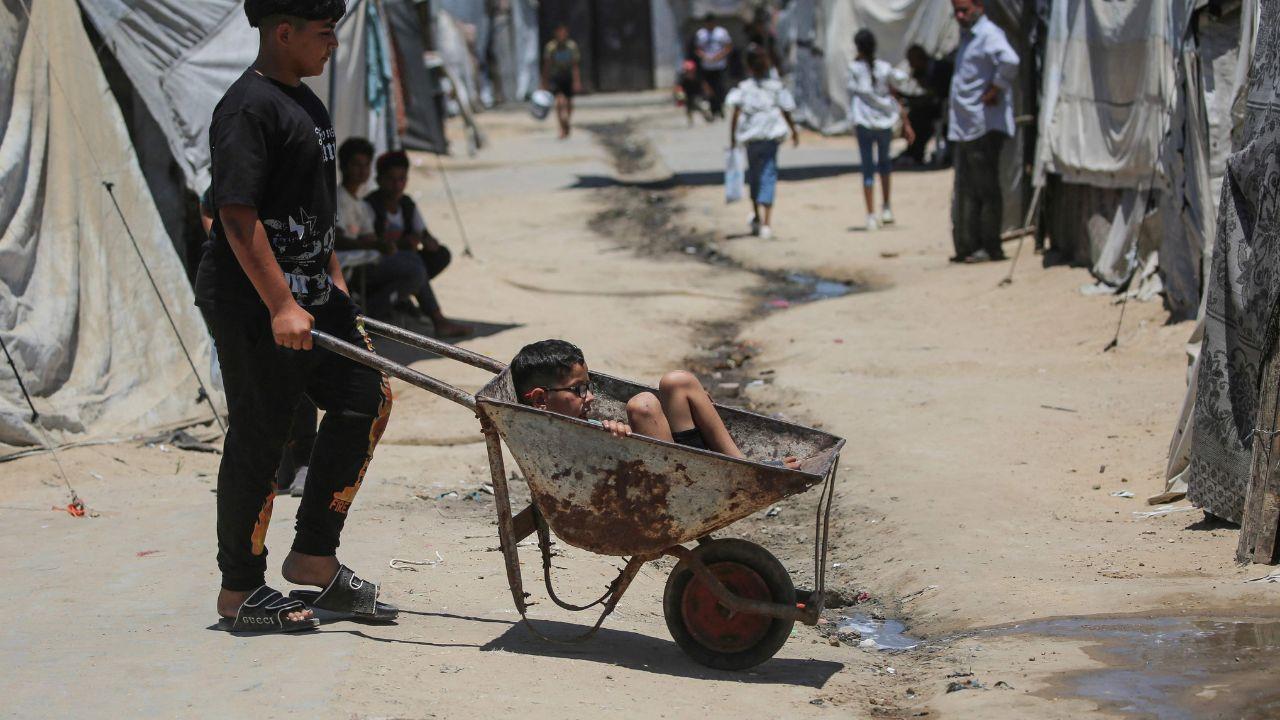 In photos Gaza in ruins as Israel strikes Maghazi camp for Palestinian ...