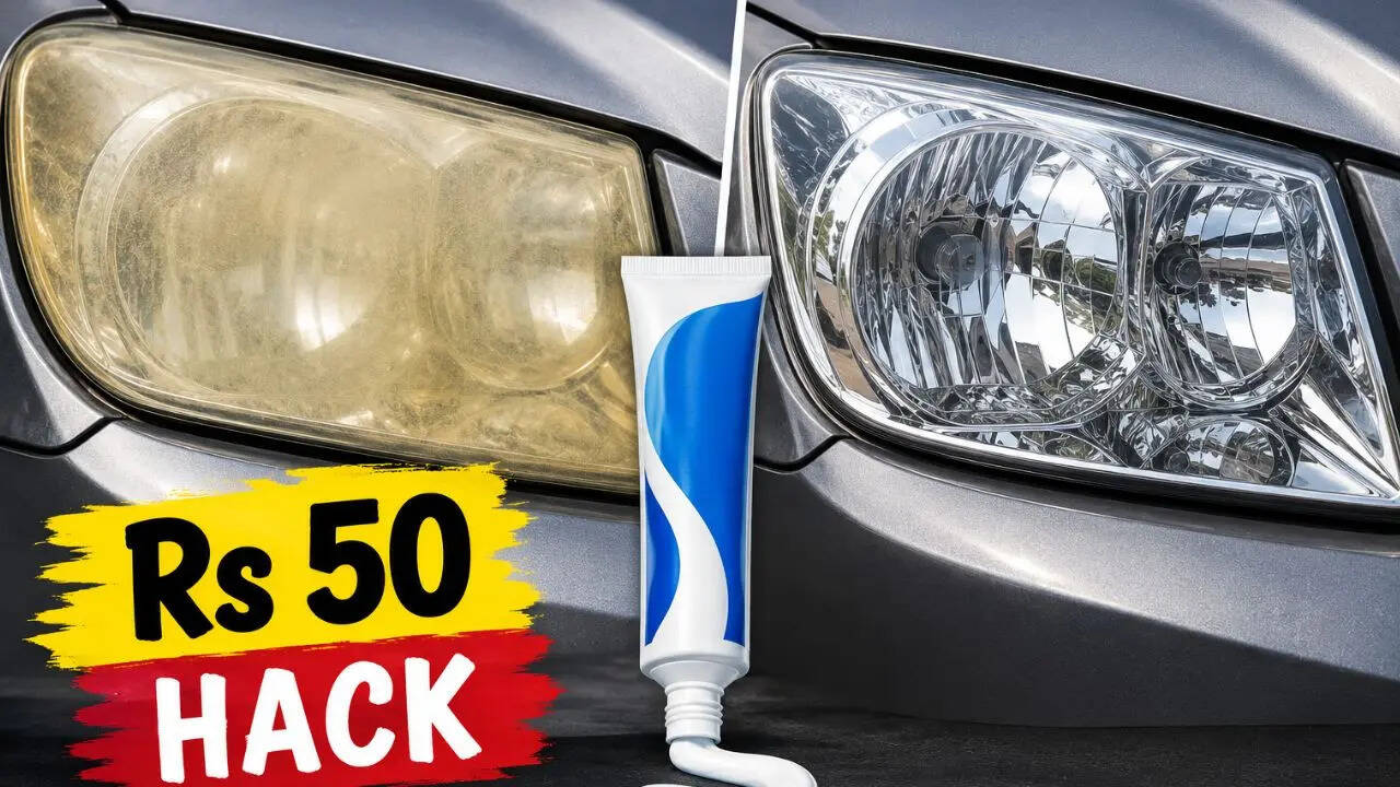 The cheap household item that can clean your car headlights instantly