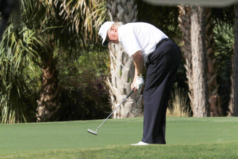 A fantastic putter: Donald Trump’s golfing skills were once assessed by ...