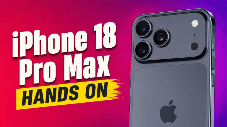 Apple iPhone 18 Pro Max first look surface online: Check expected specs ...