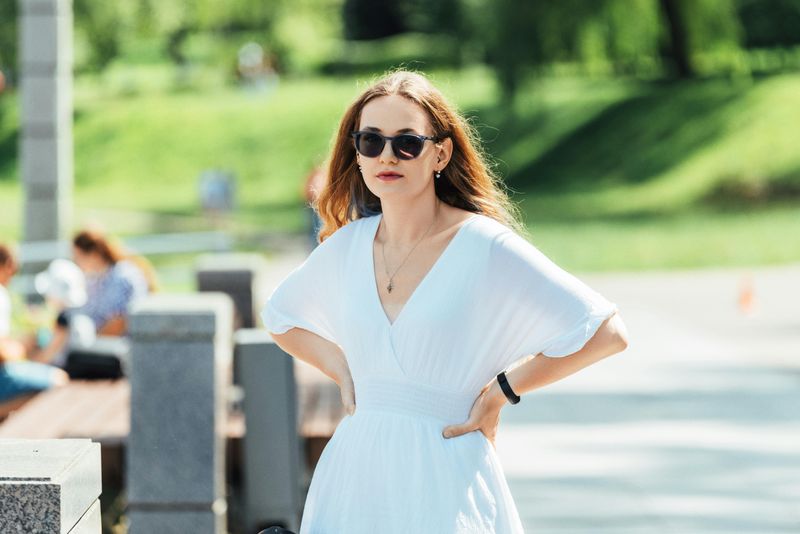 People who gravitate toward white and vibrant outfits often share these ...