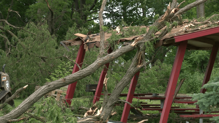 Storm causes damage in Chautauqua Park