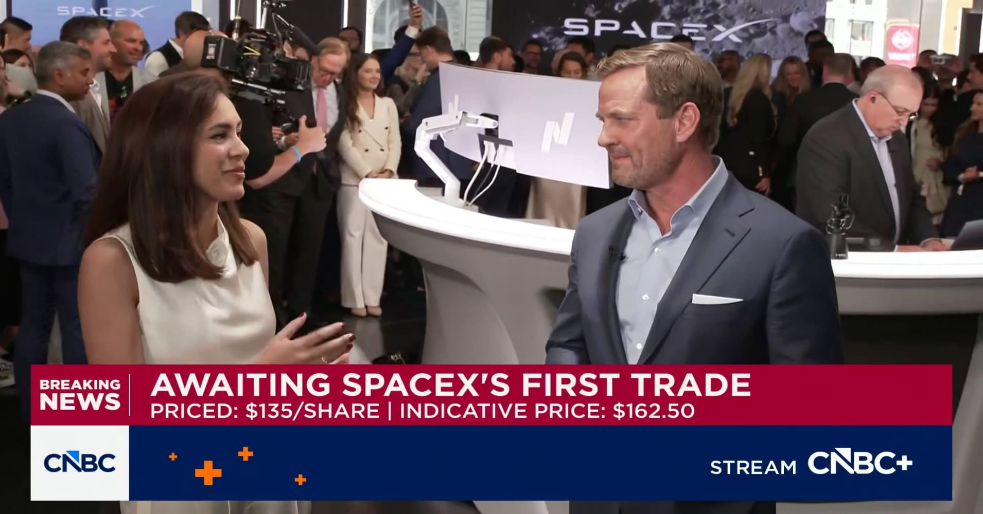 NASDAQ President Nelson Griggs on SpaceX's historic market debut