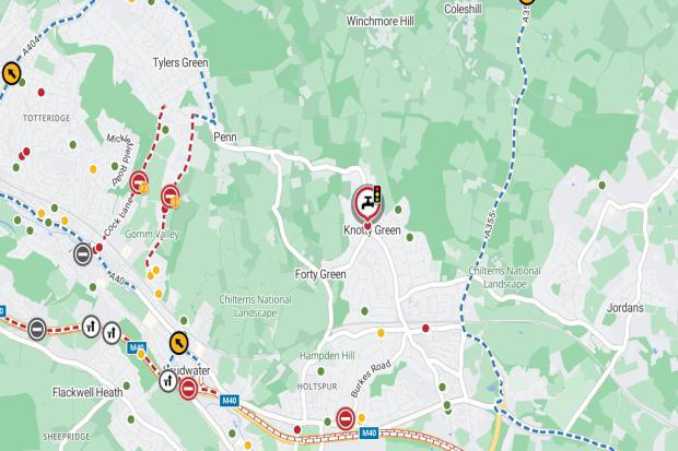 New traffic controls set up for 'emergency water leak' repairs