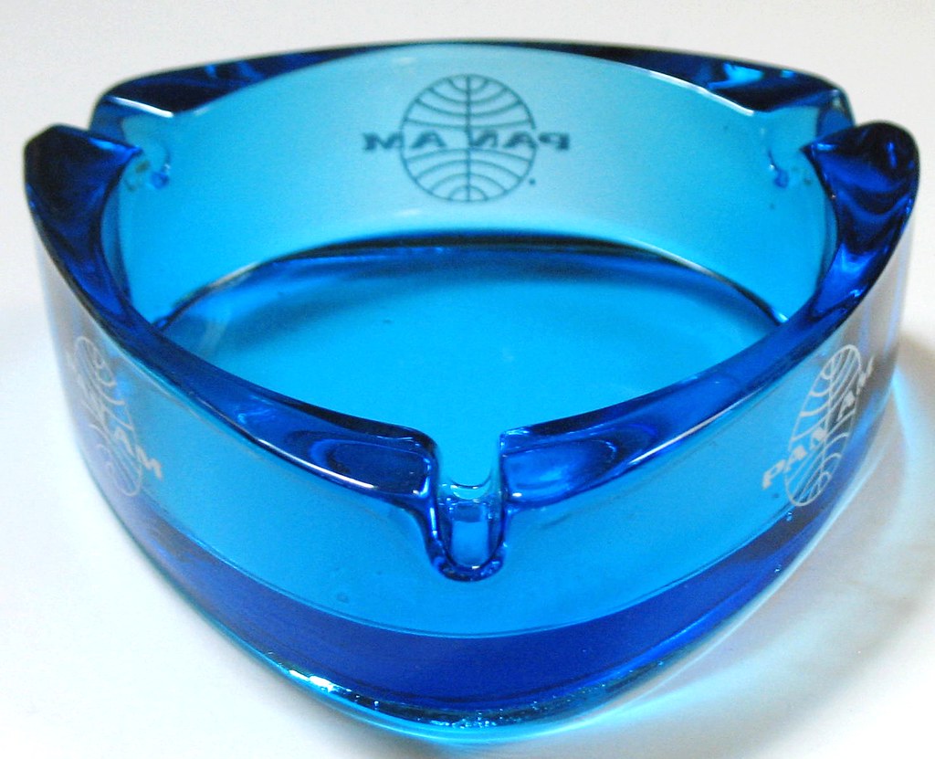 Vintage ashtrays from hotels and airlines that have become surprisingly ...