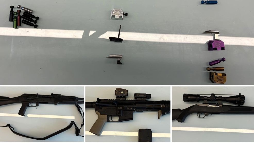 LaPorte County Drug Task Force recovers firearms, machine gun switches