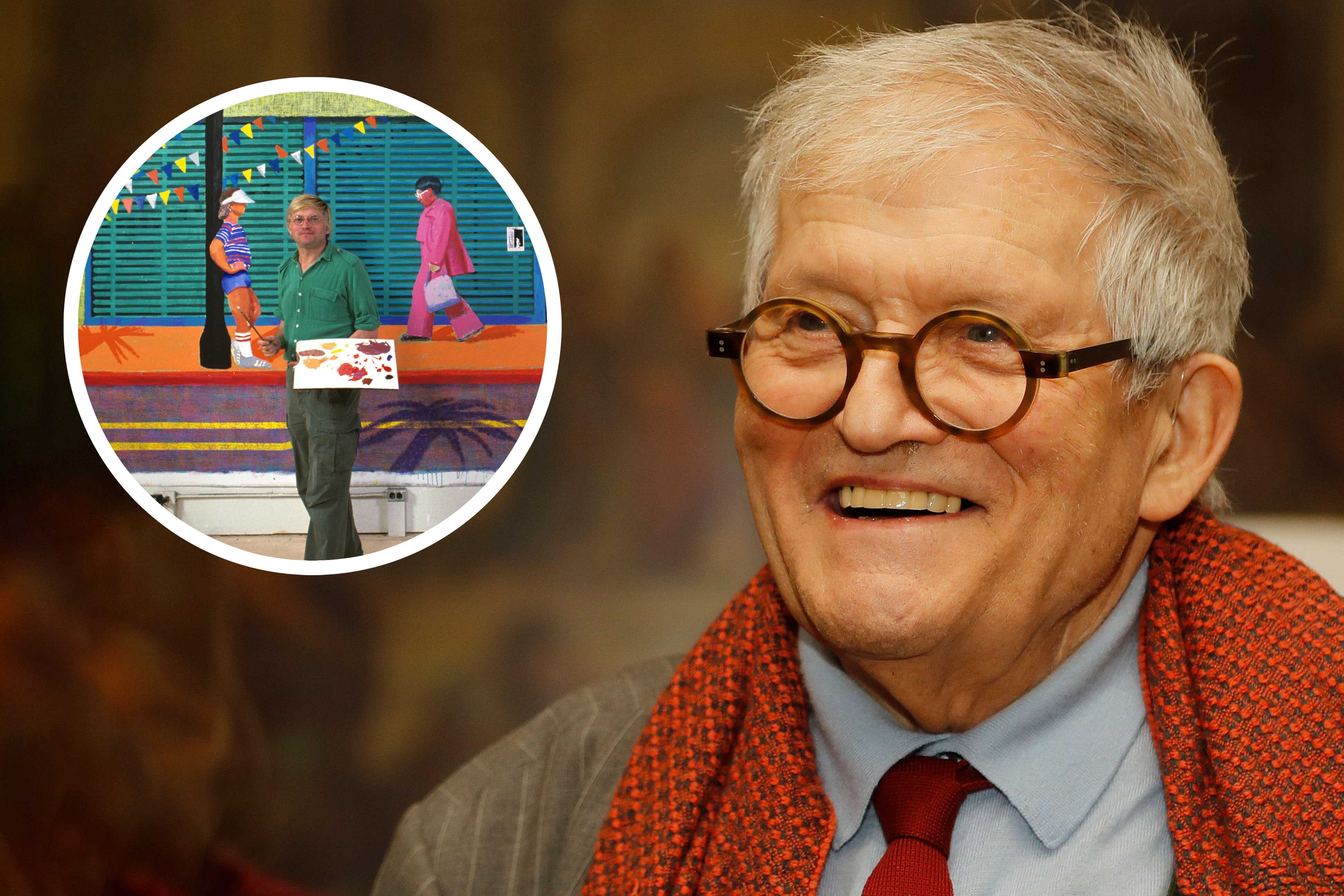 David Hockney, one of the most influential artists of the 20th century ...