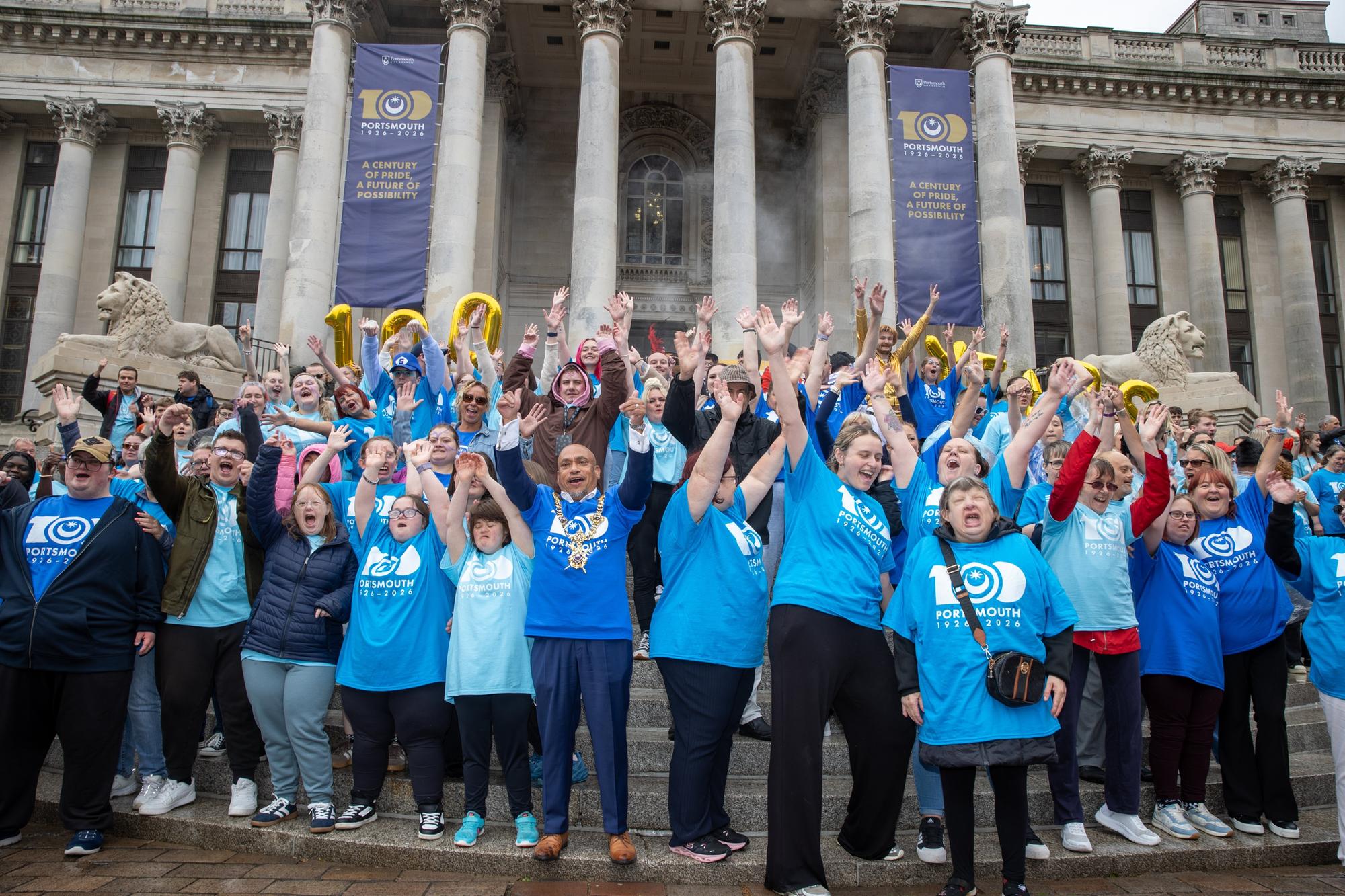 In pictures: Students celebrate 100 years of Portsmouth’s city status ...