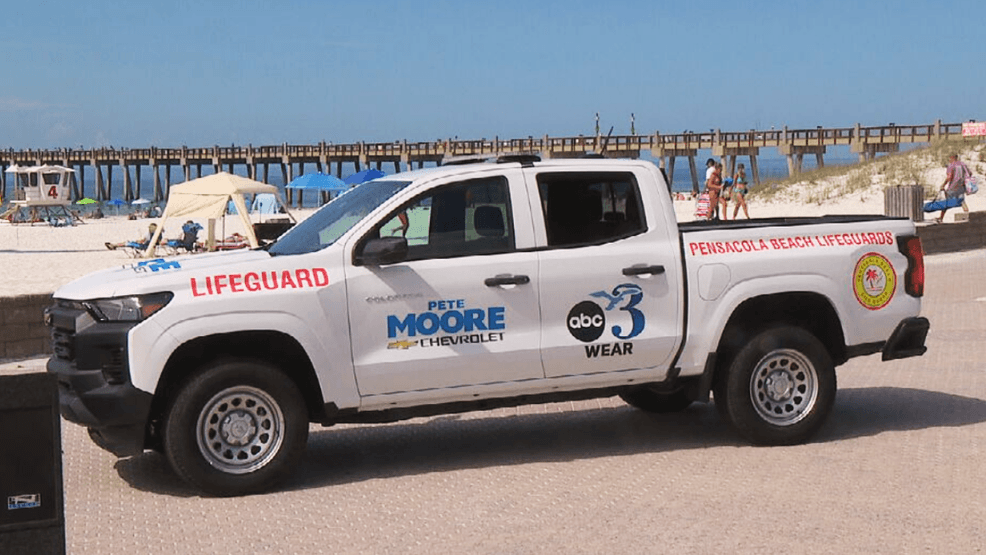 Pete Moore Chevrolet donates two new patrol trucks to Pensacola Beach ...
