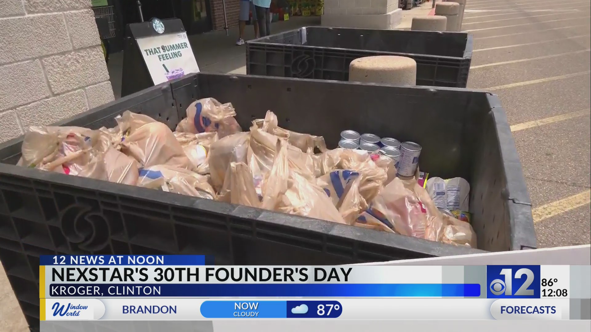WJTV 12 News helps Mississippi Food Network, MBS for Nexstar’s Founder ...