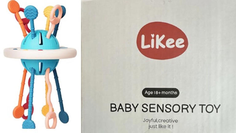 Recall alert: LiKee pull string teething toys recalled due to choking risk