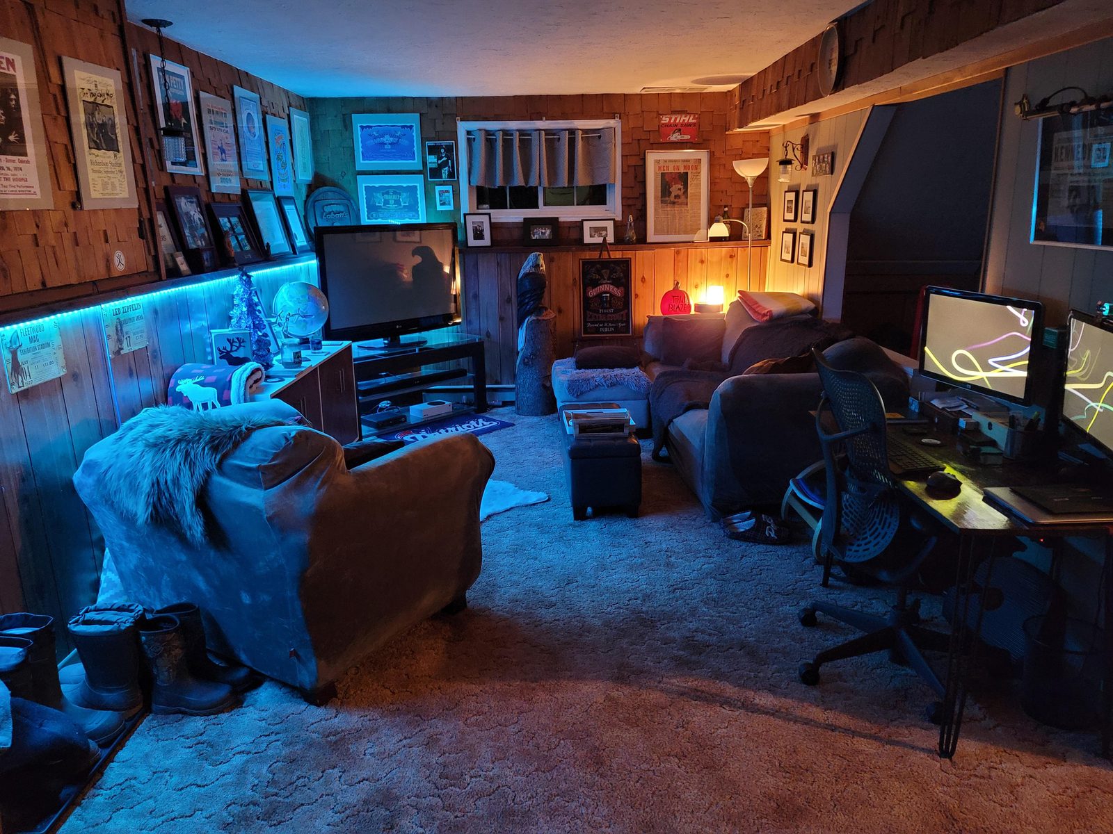 The basement rec room our generation grew up in that nobody builds anymore
