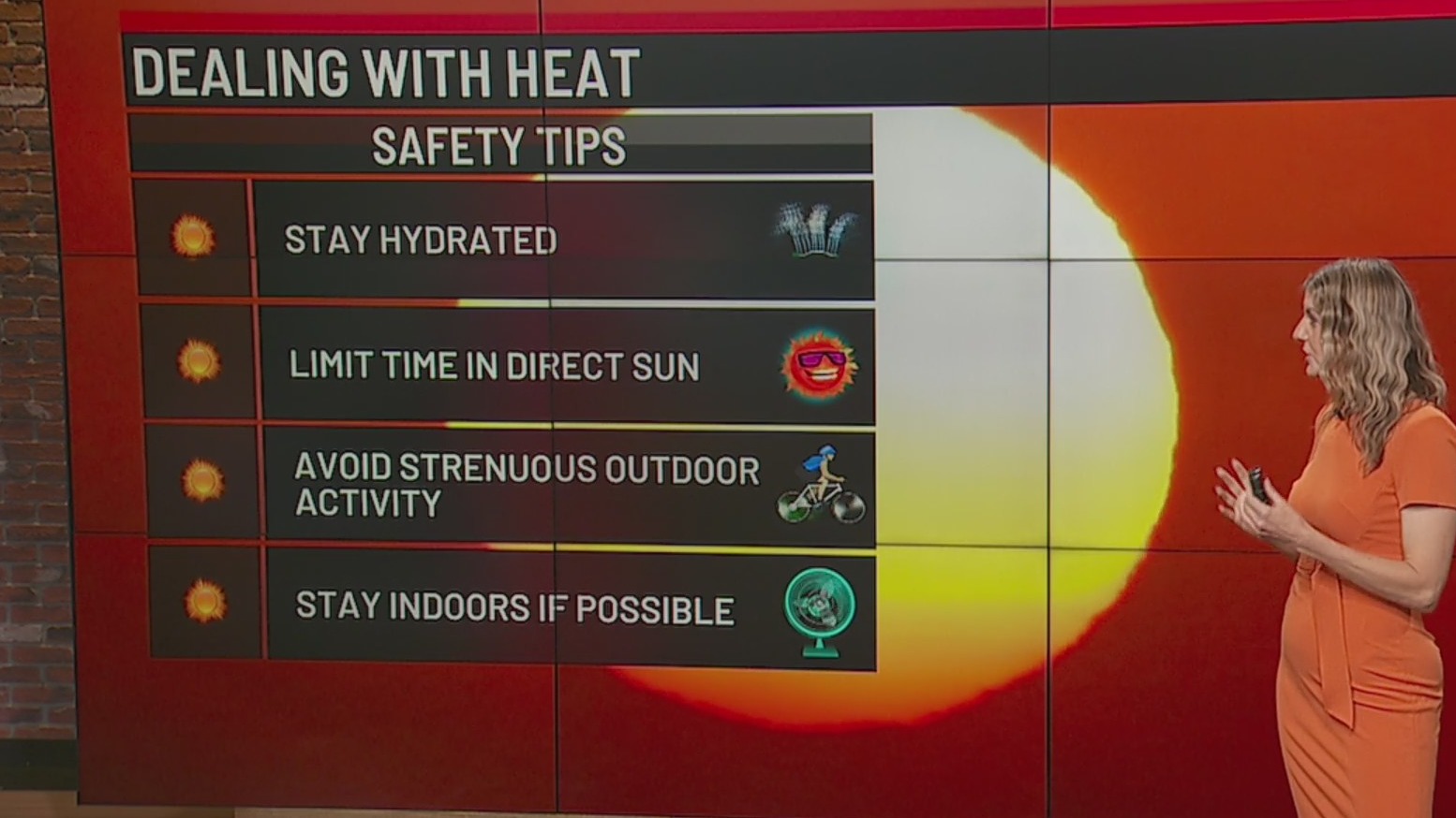 Triple-digit heat expected again today