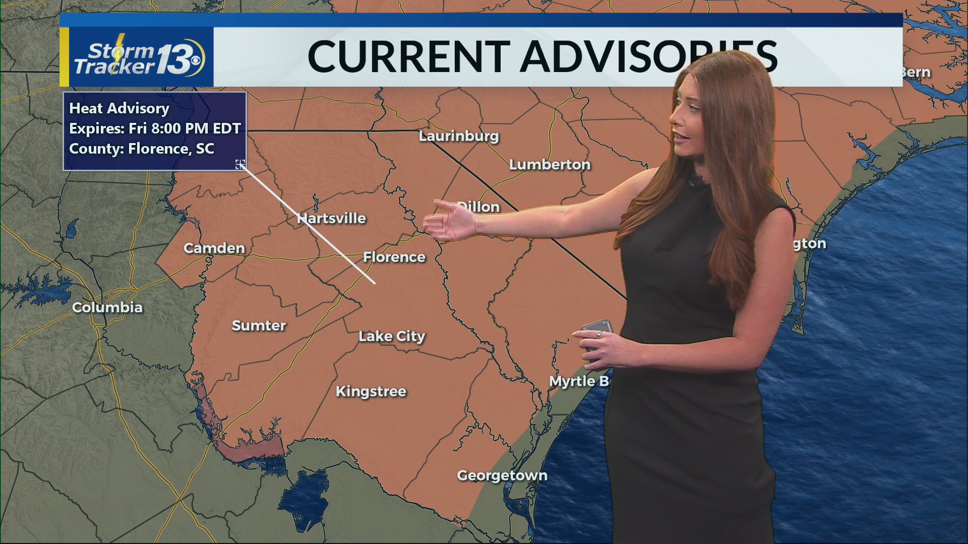 Heat advisory: A very hot and humid end to the work week
