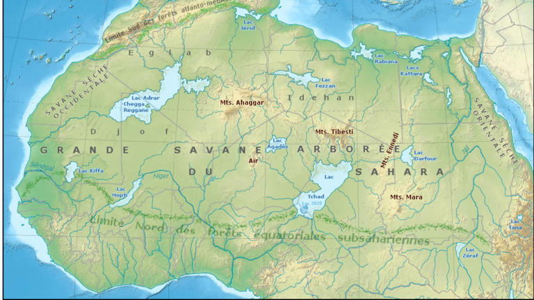 The Sahara was a green, lake-dotted grassland about 6,000 years ago