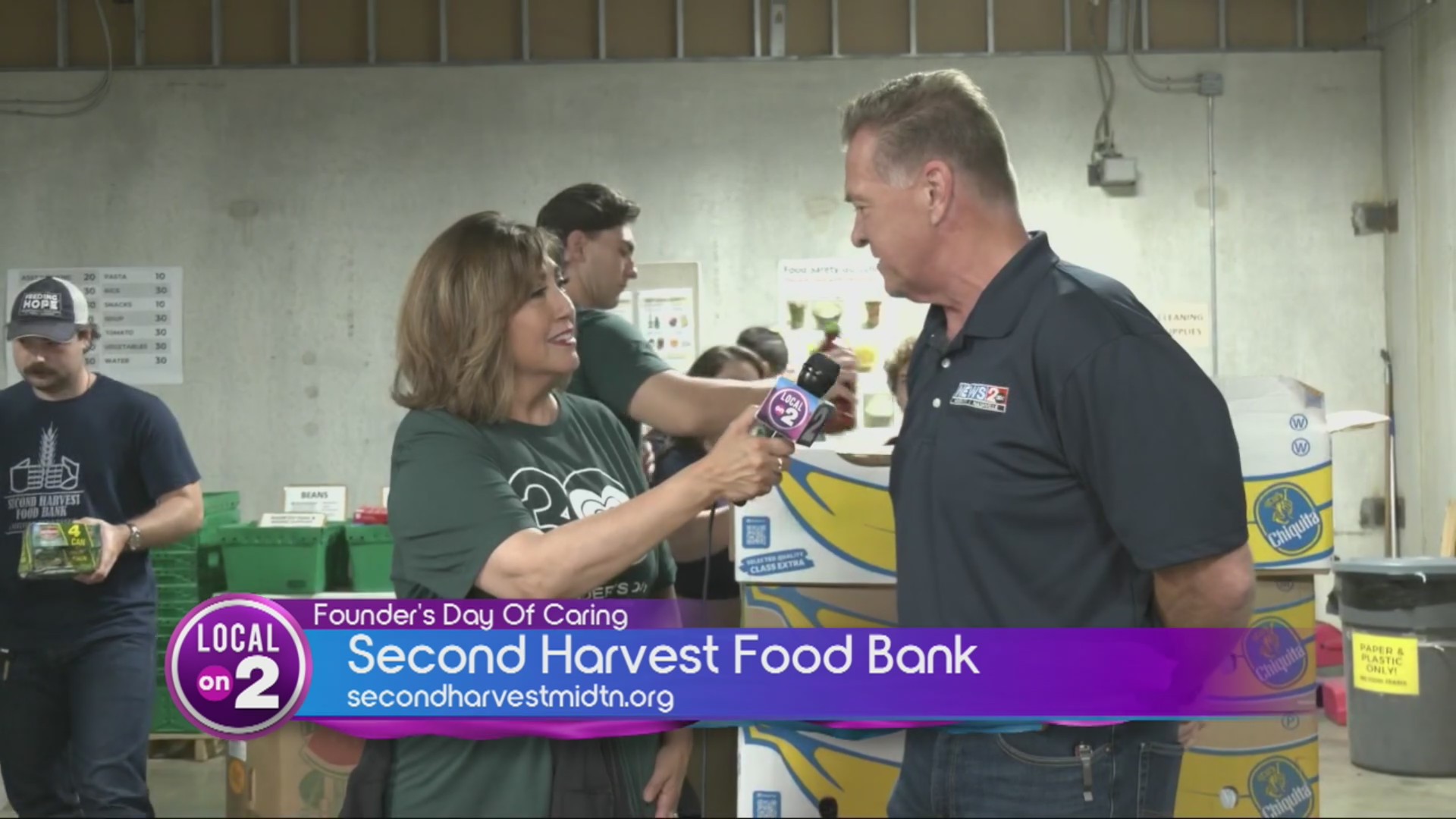 Founder's Day of Caring: Second Harvest Food Bank of Middle Tennessee