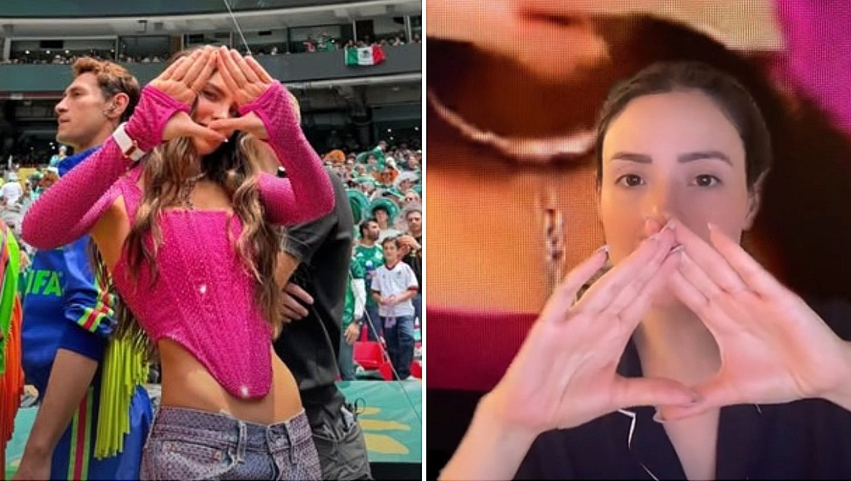 Vigilante: Maryfer Centeno analiza supuesta seña illuminati de Belinda ...