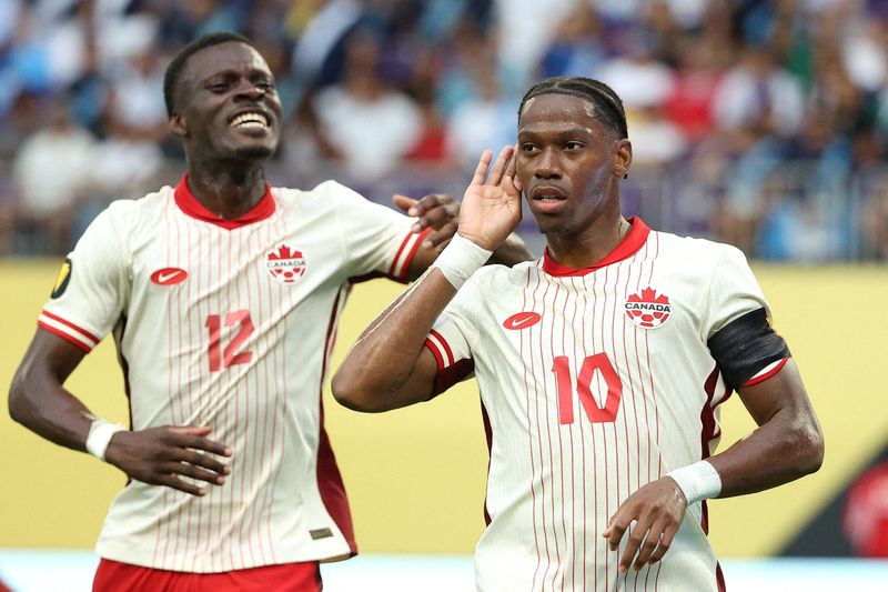 Soccer-David, Oluwaseyi lead Canada's attack as Bosnia bench Dzeko