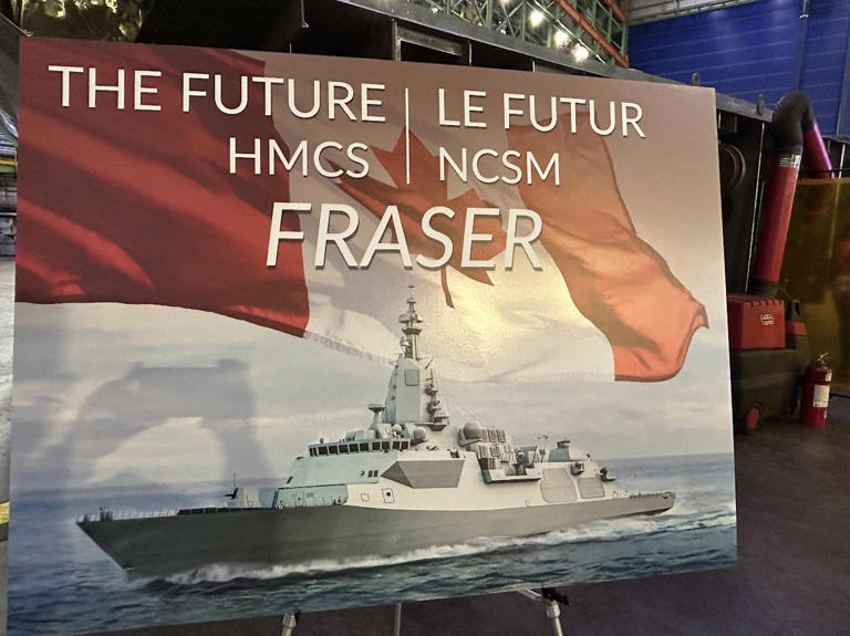 Halifax shipyard workers lay backbone for first of Canada's 15 River ...