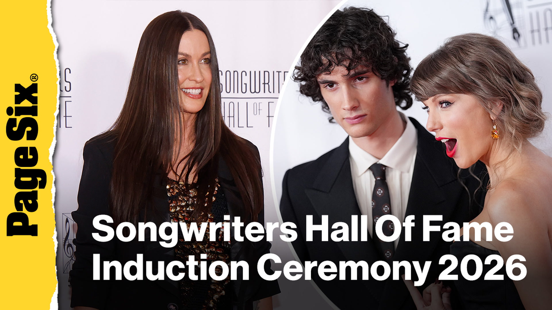 Songwriters Hall of Fame induction ceremony 2026 red carpet: Taylor ...