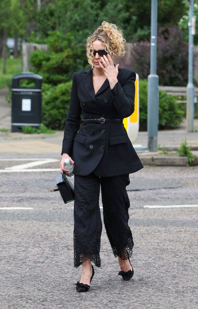 Heartbroken Chloe Lewis leads mourners at TOWIE ex-boyfriend Jake Hall ...