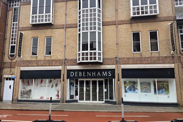Last chance to see artworks in old Debenhams windows before next wave ...