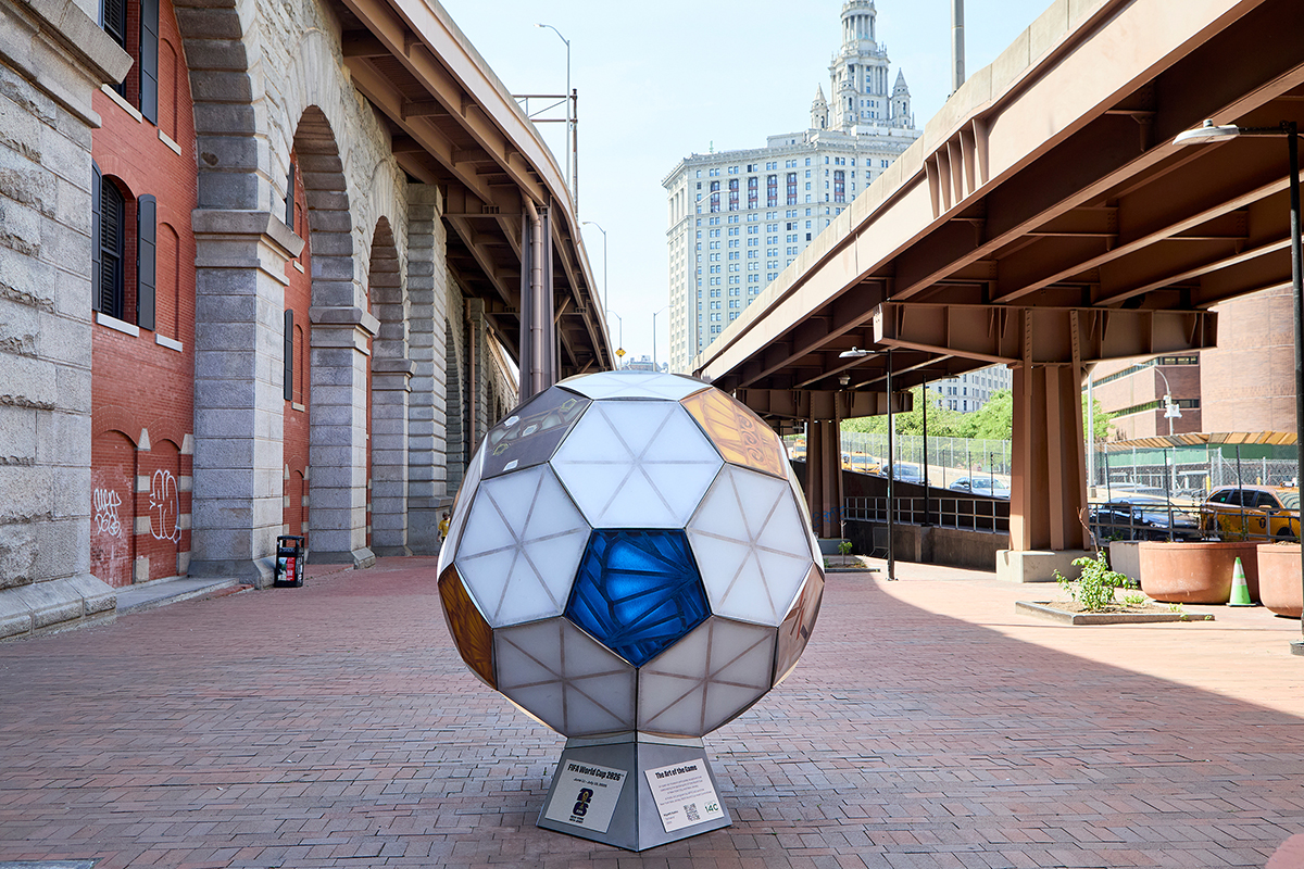 Soccer balls designed by 23 artists celebrate FIFA World Cup