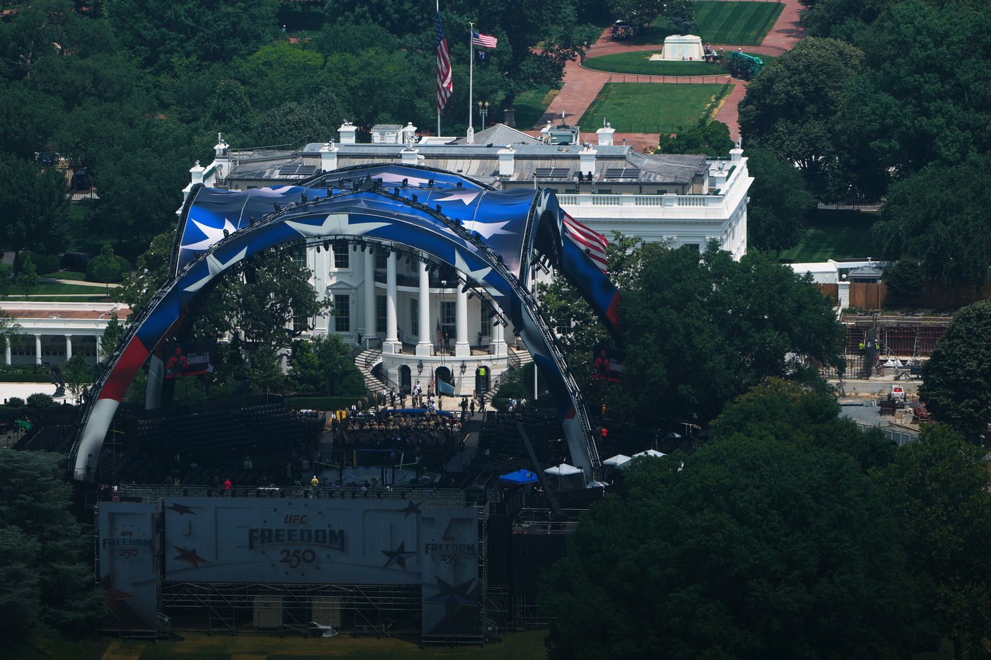 Judge rules Trump can stage UFC fights on White House's South Lawn this ...