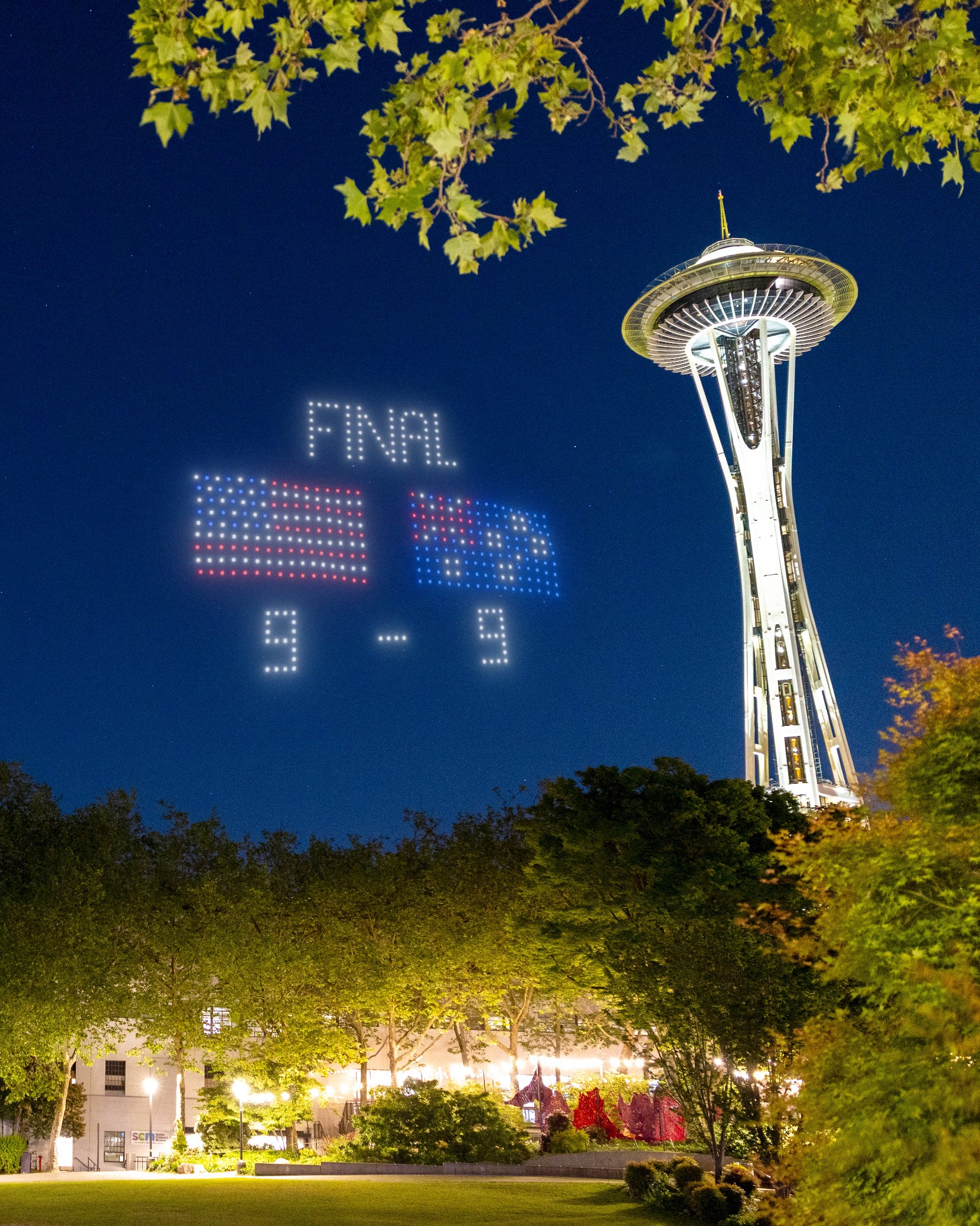 Drone will light up World Cup scores after Seattle matches this summer