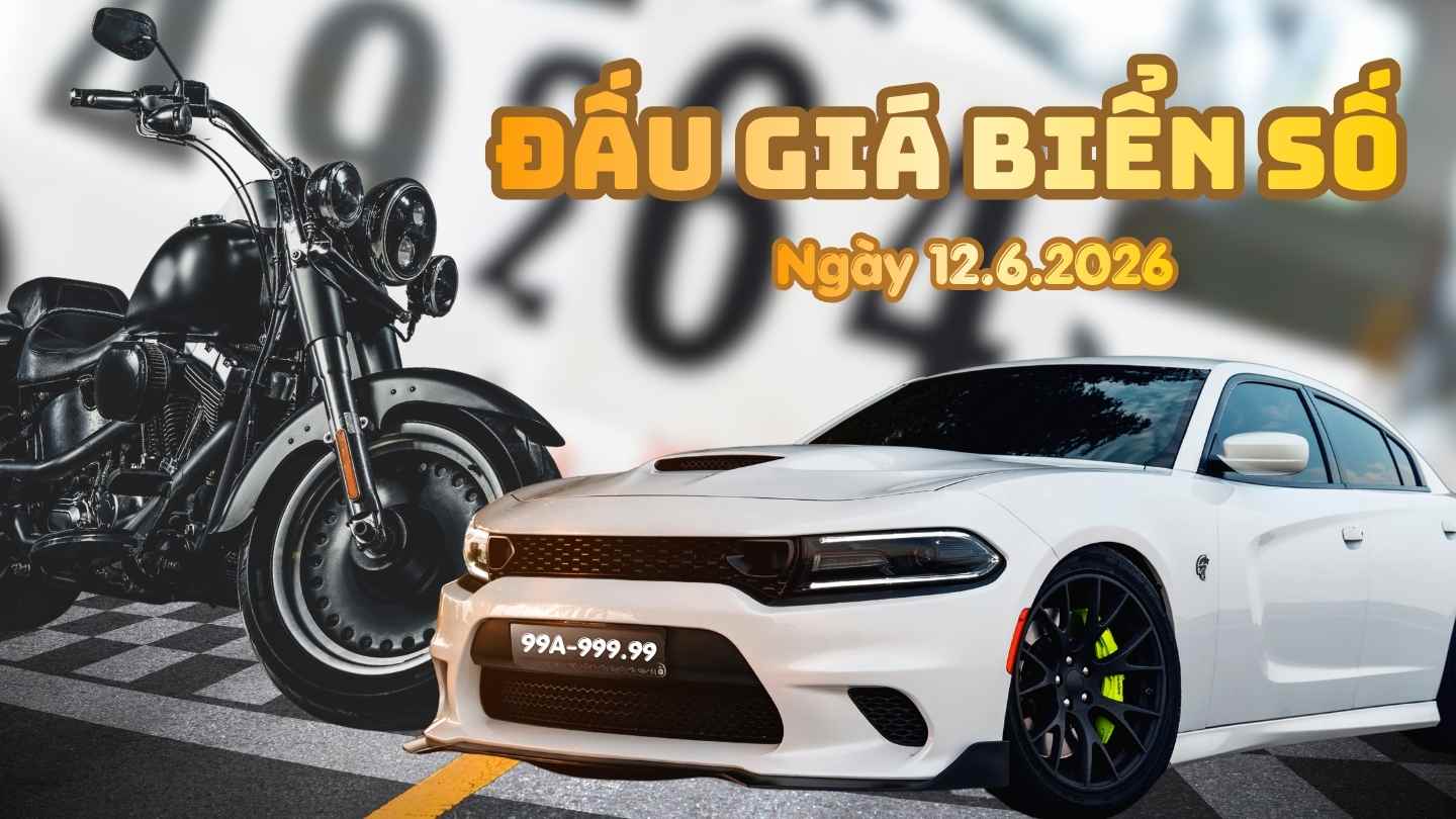 Biển số 66AC-666.66 sẽ có mặt trong phiên đấu giá ngày 12.6