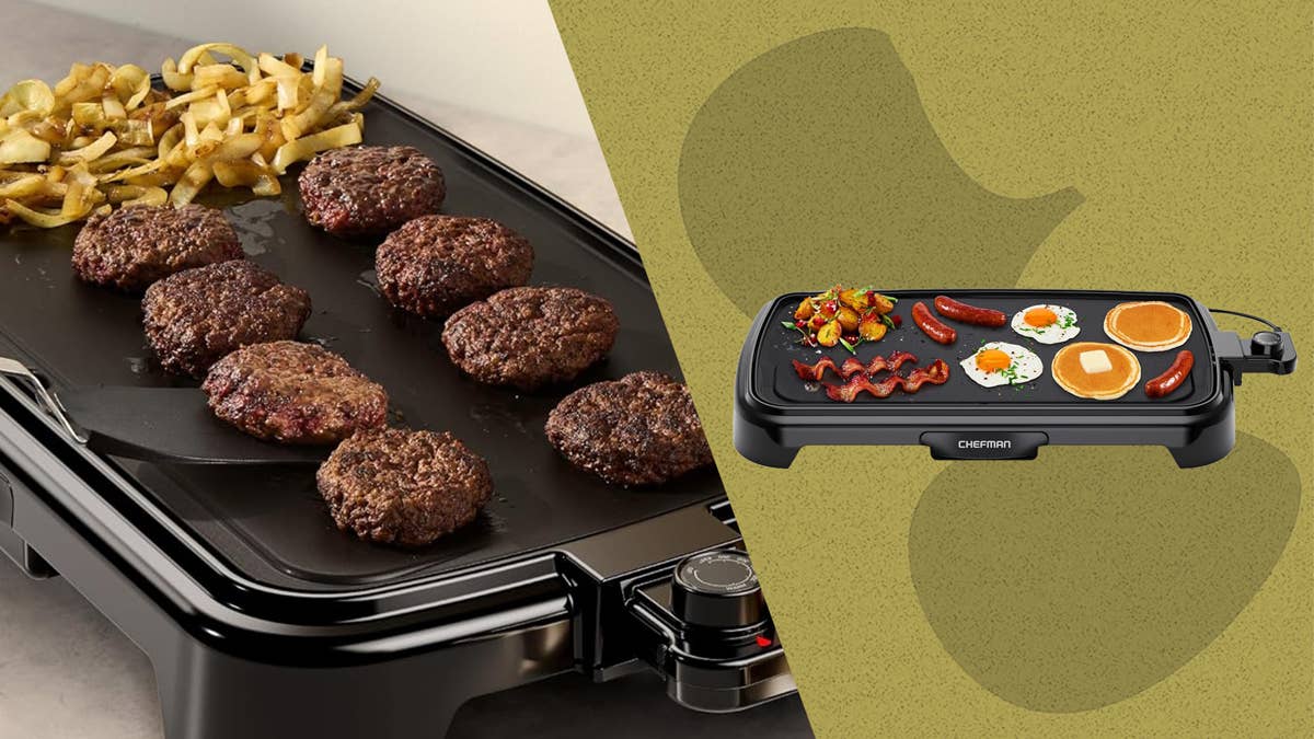 Chefman's easy-clean indoor griddle is just $40 ahead of Father's Day