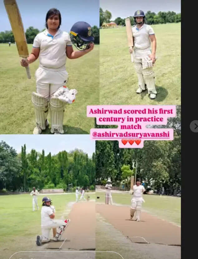 Vaibhav Sooryavanshi's 10-year-old younger brother Aashirwad ...