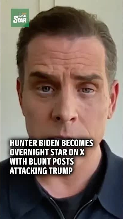 Hunter Biden becomes overnight star on X with blunt posts attacking Trump
