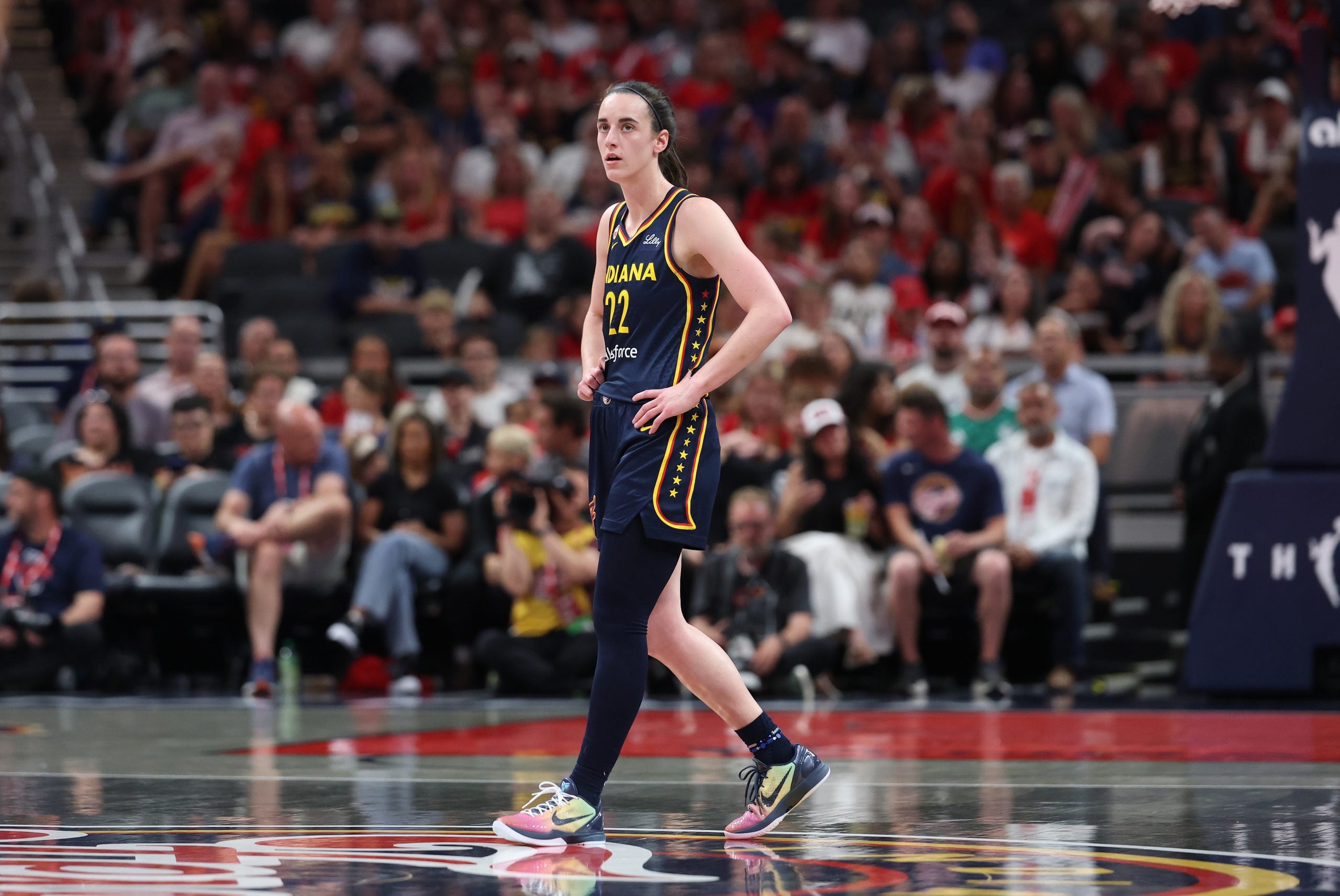 Caitlin Clark wears custom Taylor Swift-inspired shoes in Fever's win ...