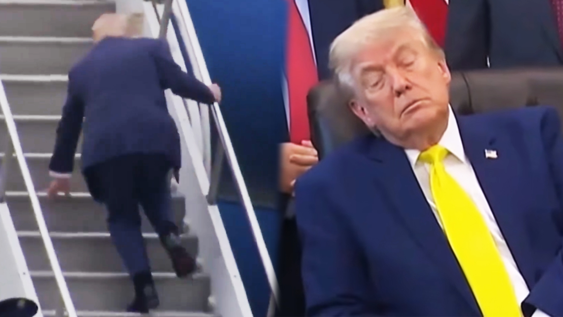 Trump can't stand for too long