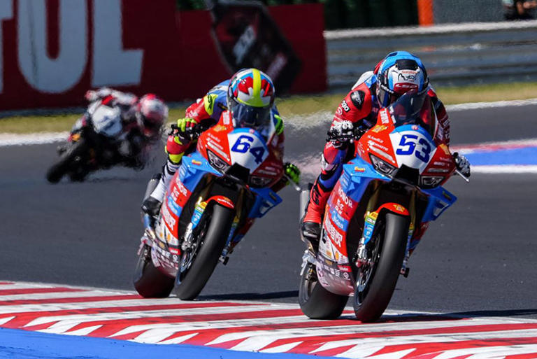 Supersport Misano J1 : Oncu le plus couillu, Garzo le plus haut