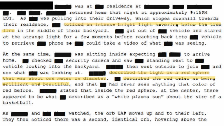 New UFO files released by US