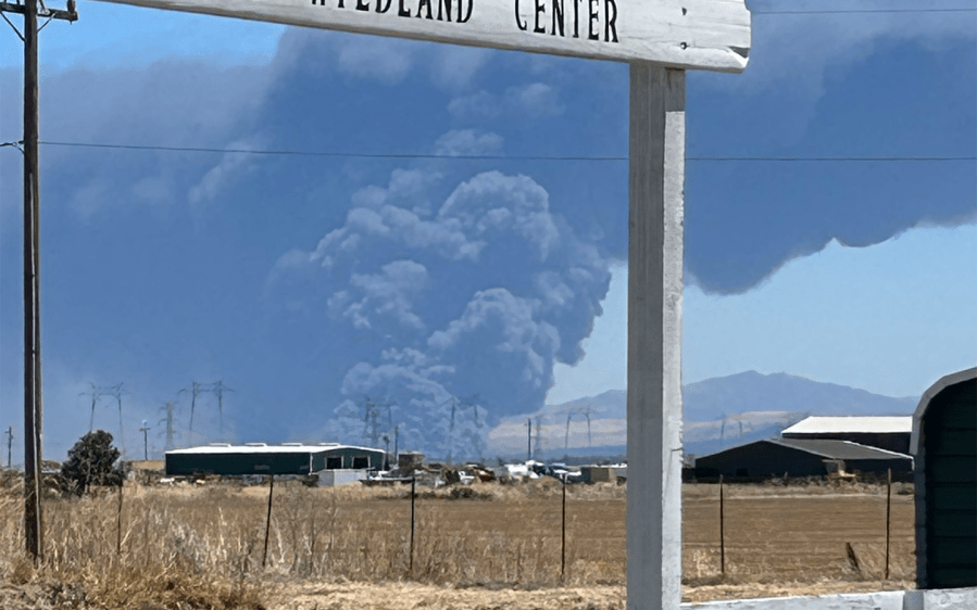 Medline warehouse fire in Tracy continues burning Friday