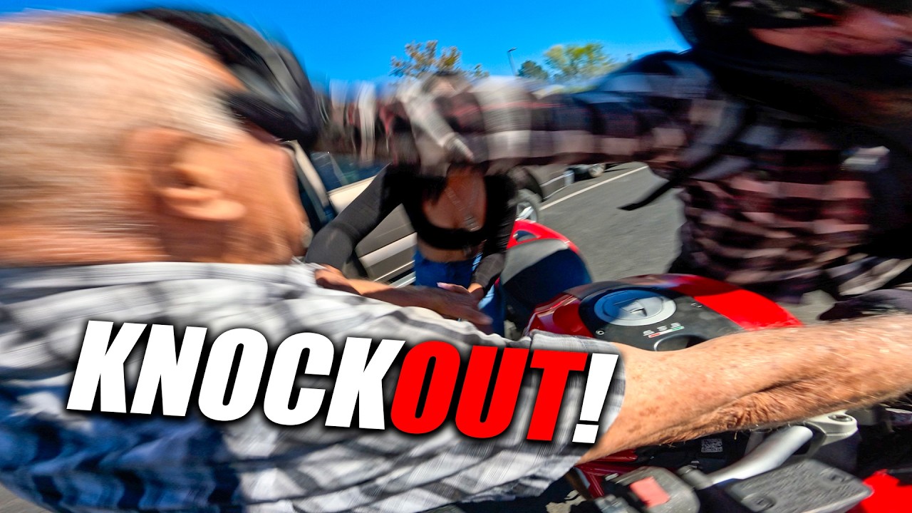 Road rager messed with wrong bikers | Insane motorcycle moments & crashes