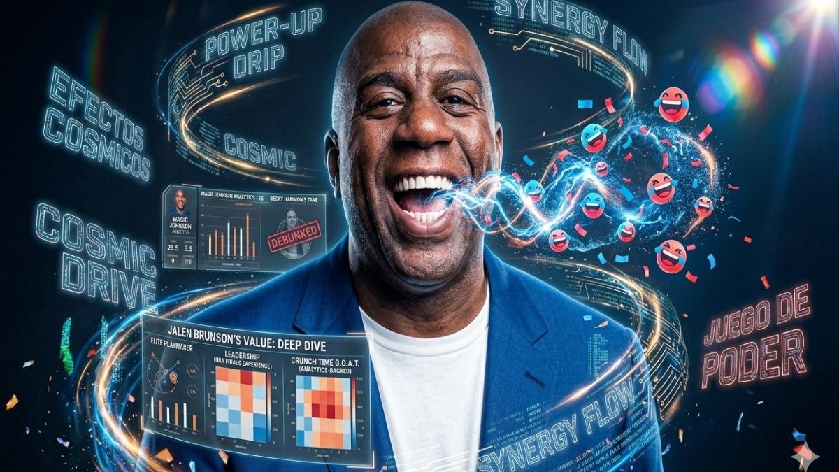 Magic Johnson laughs off Becky Hammons Jalen Brunson take