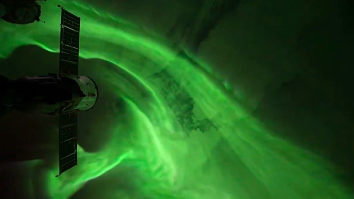 Stunning aurora time-lapse from space captured by NASA's Don Pettit