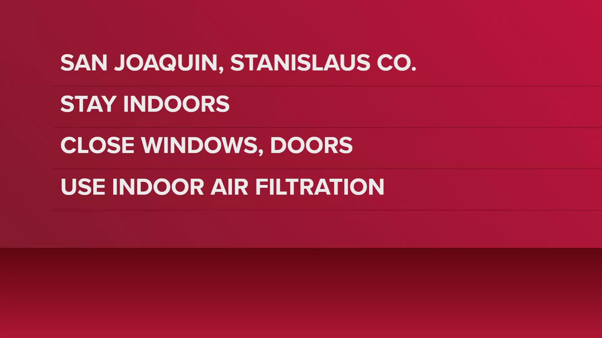 Air quality turns unhealthy across San Joaquin Valley as fire smoke spreads