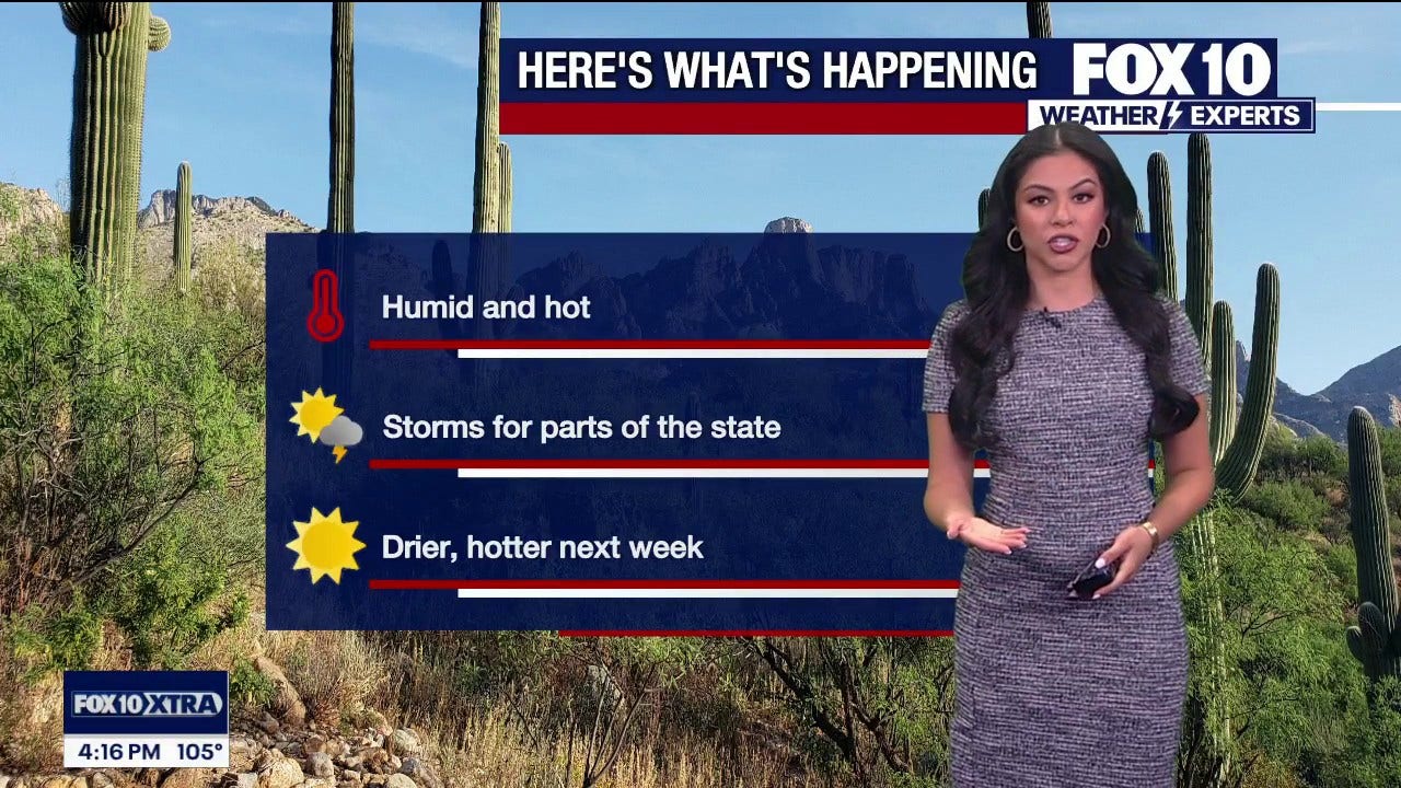 Arizona weather forecast: Hot, humid weekend ahead with rising rain chances