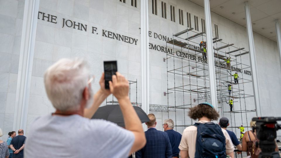 Kennedy Center says it has fully removed Trump’s name from its building