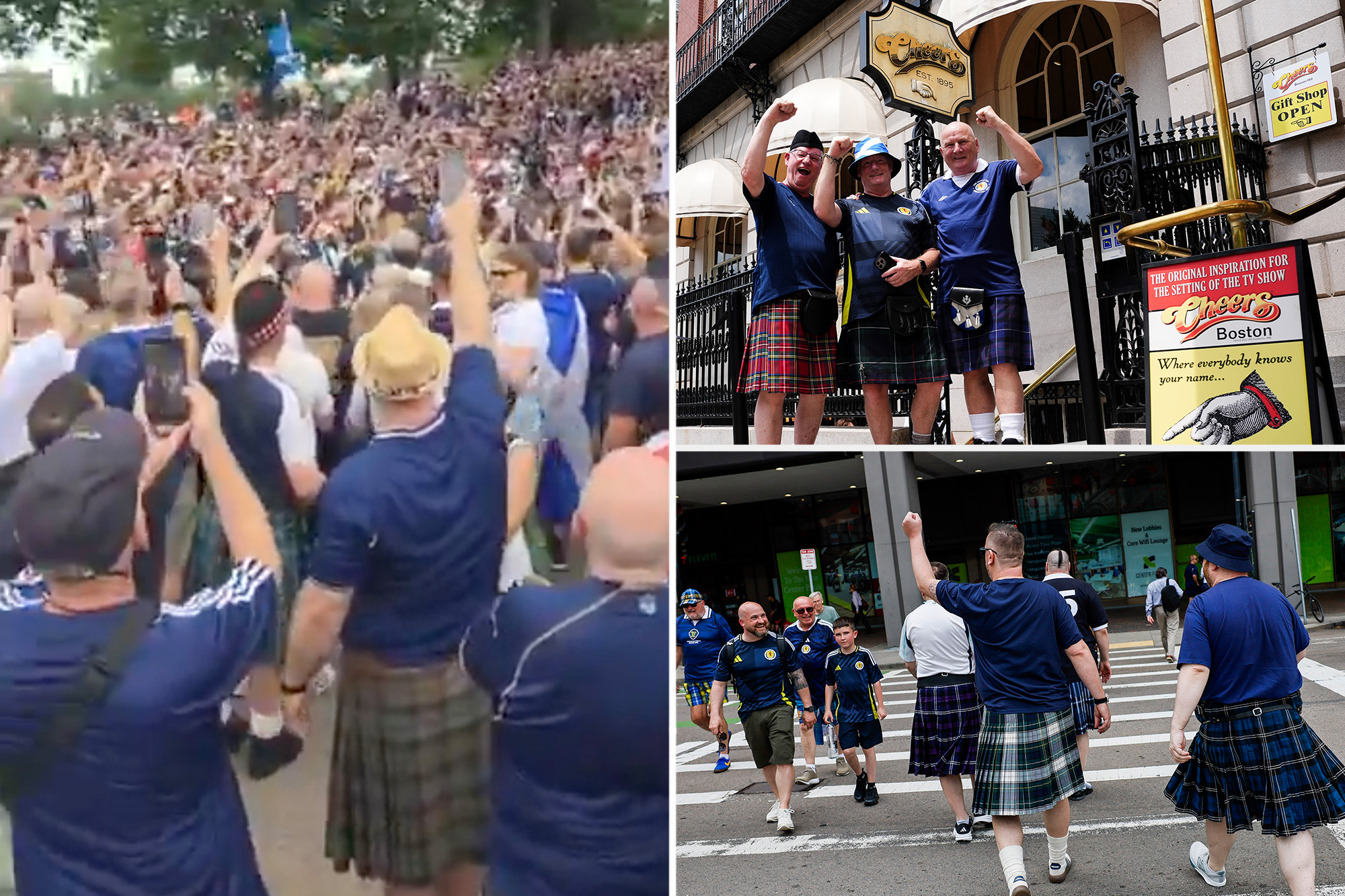 Scottish soccer fans in Boston for World Cup are charming the city with ...